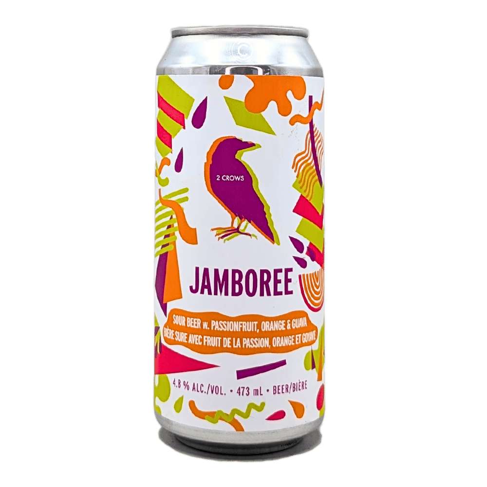 2 Crows Brewing Co. Jamboree: Passionfruit Orange Guava Sour ...