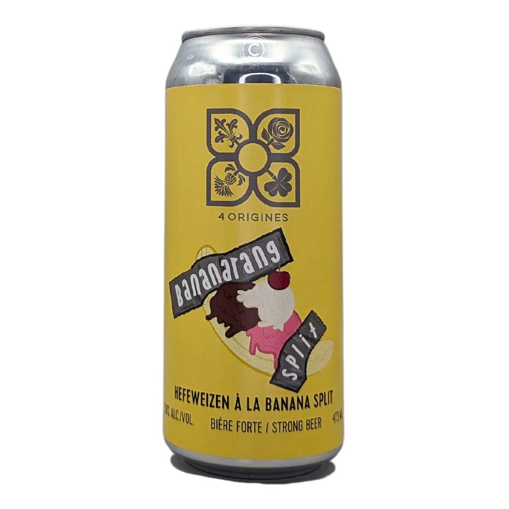 4 Origines Microbrewery Bananarang Split Hefeweizen – Collective - A ...