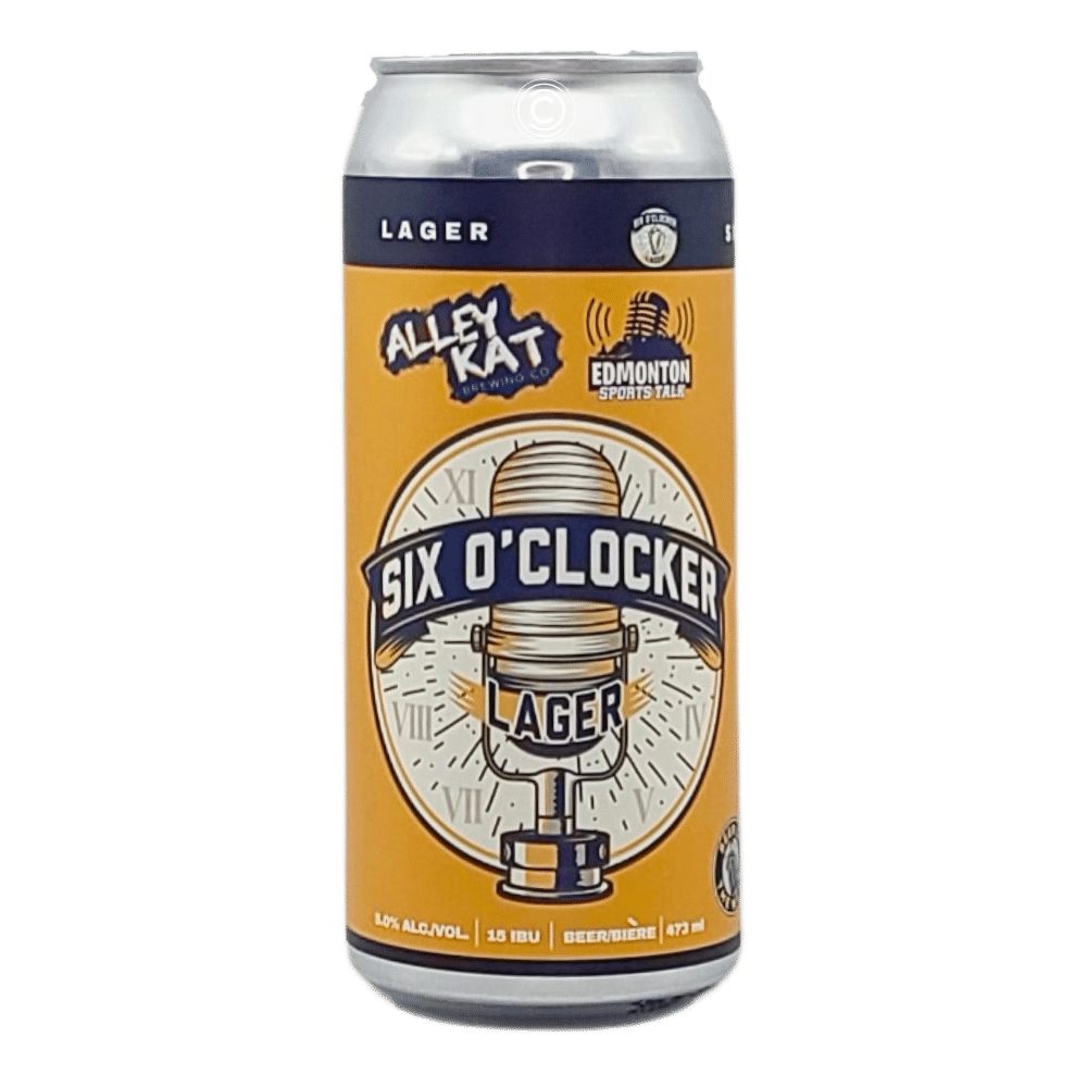 Alley Kat Brewing Company Six O'Clocker Lager – Collective - A Craft ...