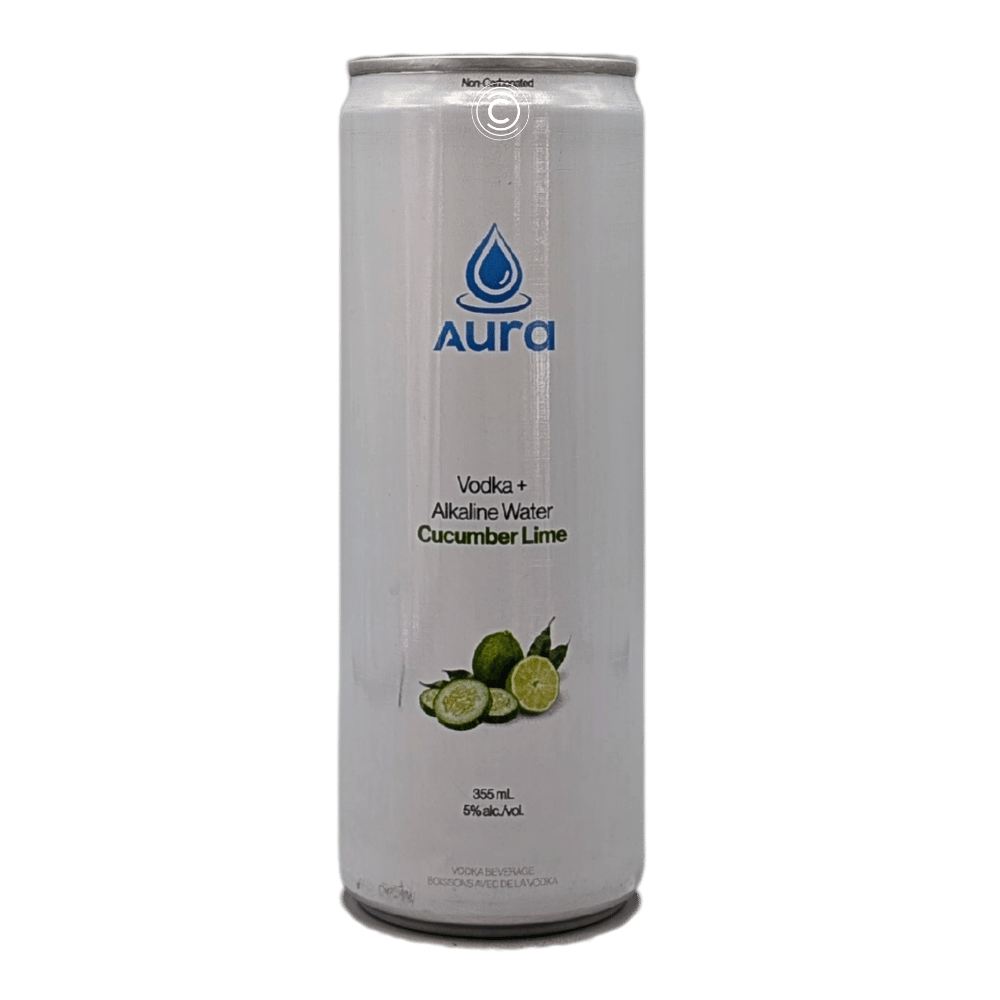 Aura Vodka Water Cucumber Lime Vodka Water – Collective - A Craft Beer Shop