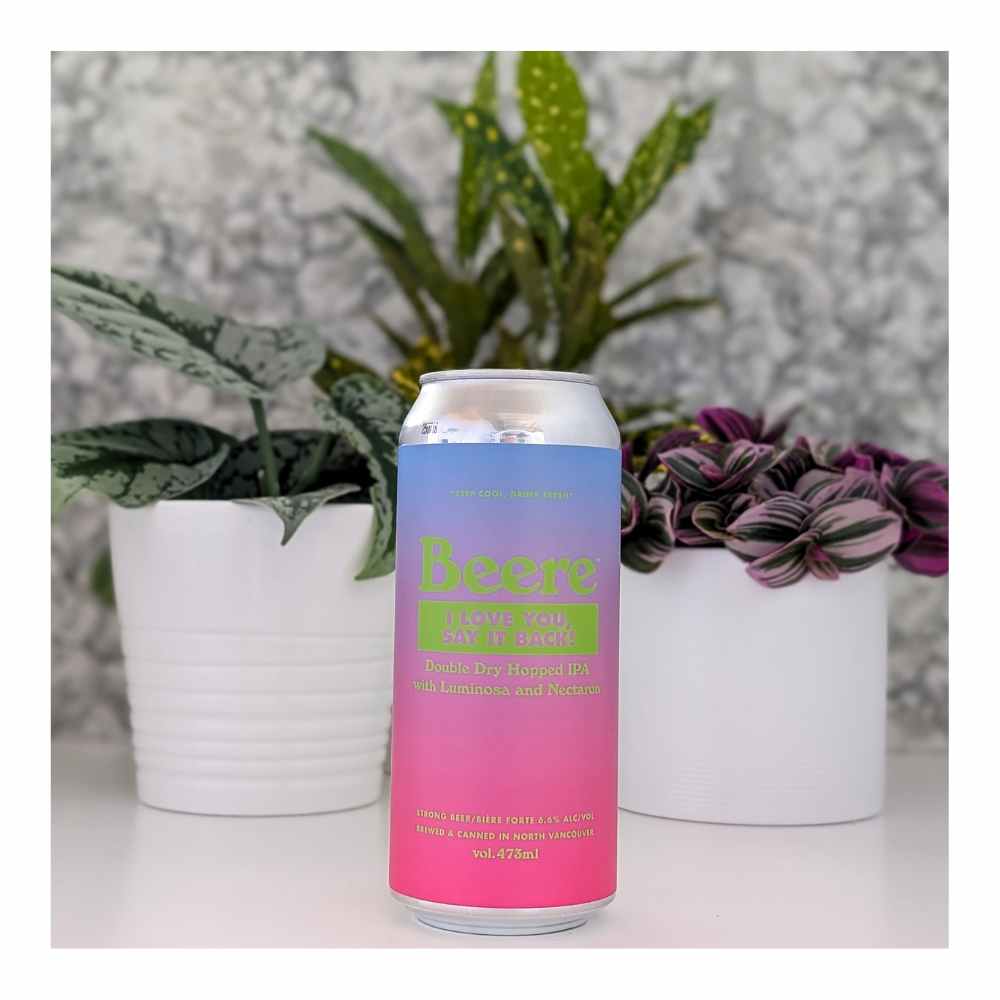 Beere Brewing Company I Love You, Say It Back! Double Dry Hopped IPA ...