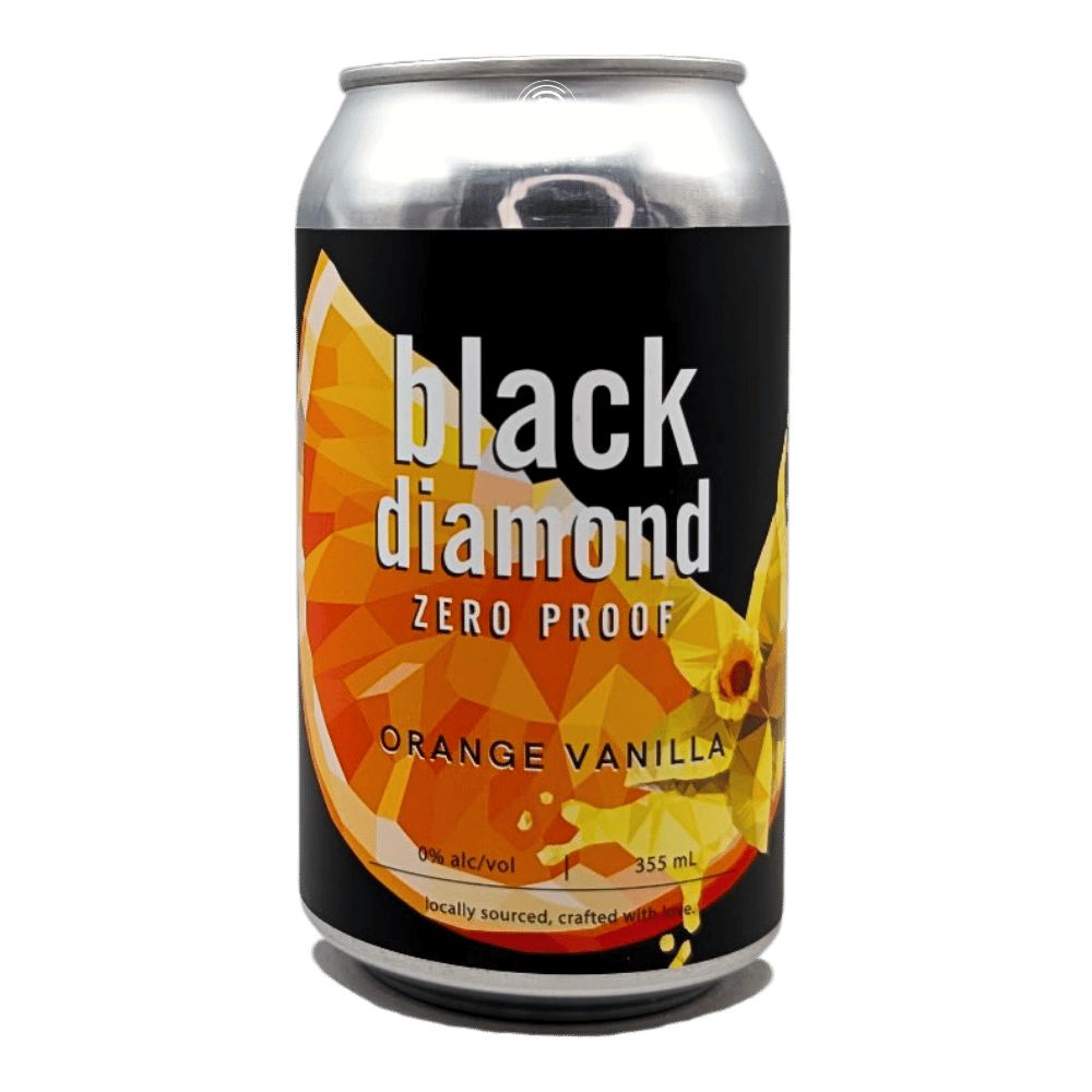 Black Diamond Distillery Orange Vanilla Vodka Cocktail Non-Alcoholic ...