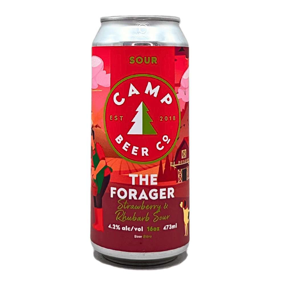 Camp Beer Co. The Forager - Strawberry & Rhubarb Sour – Collective - A ...