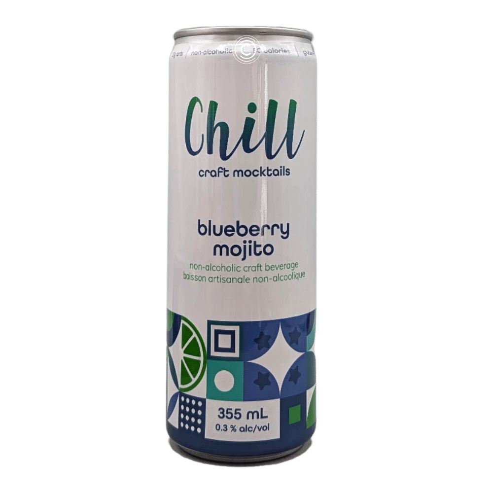 Chill Street Craft Mocktails Blueberry Mojito Non-Alcoholic Mocktail ...