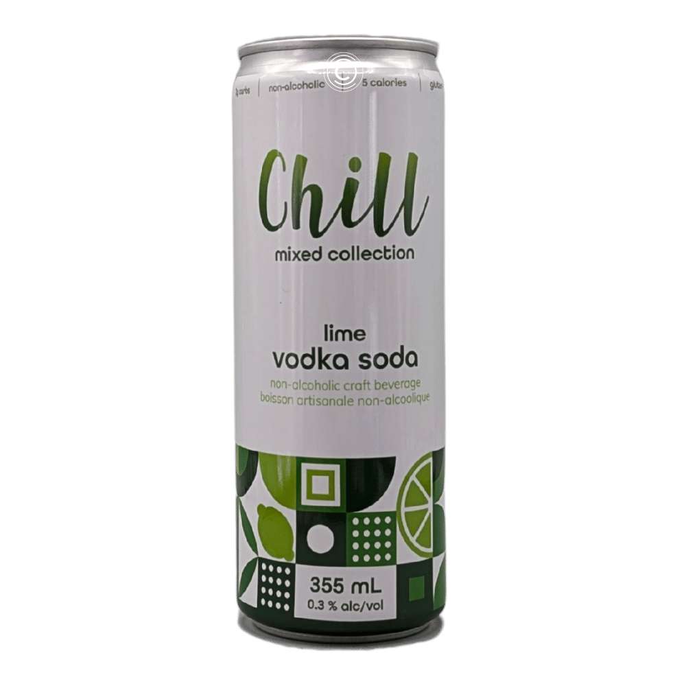 Chill Street Craft Mocktails Lime Vodka Soda Non-Alcoholic Mocktail ...