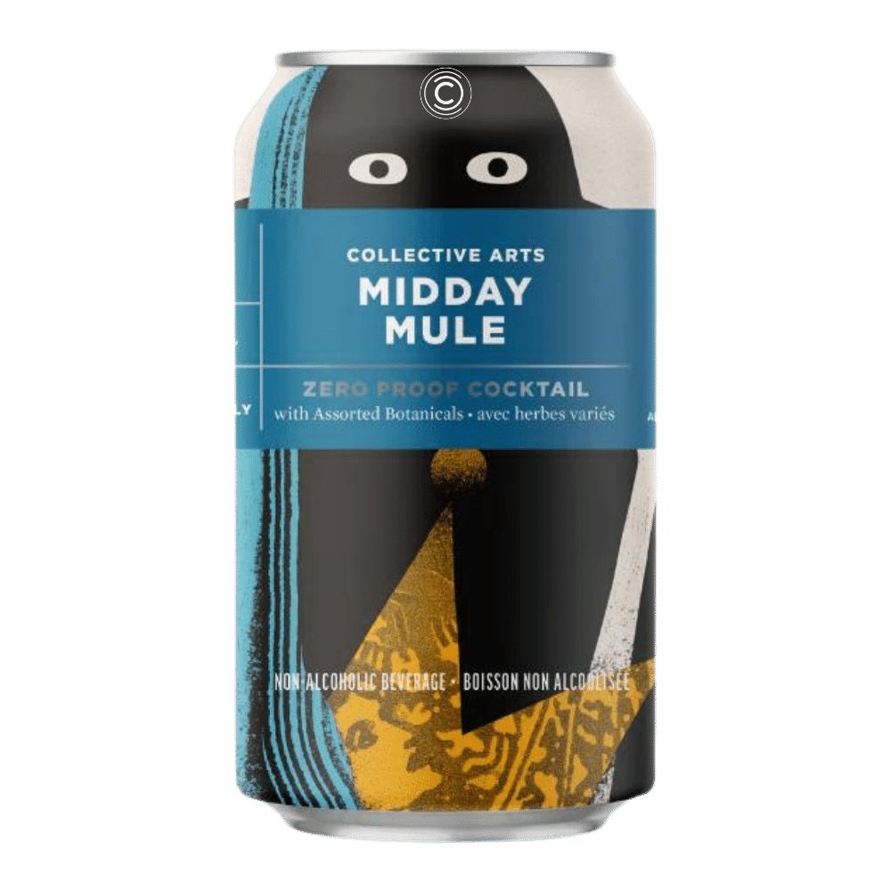 Collective Arts Brewing Zero Proof Midday Mule Non-Alcoholic Cocktail ...