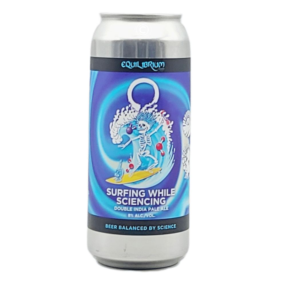 Equilibrium Brewery Surfing While Sciencing Hazy Double IPA ...