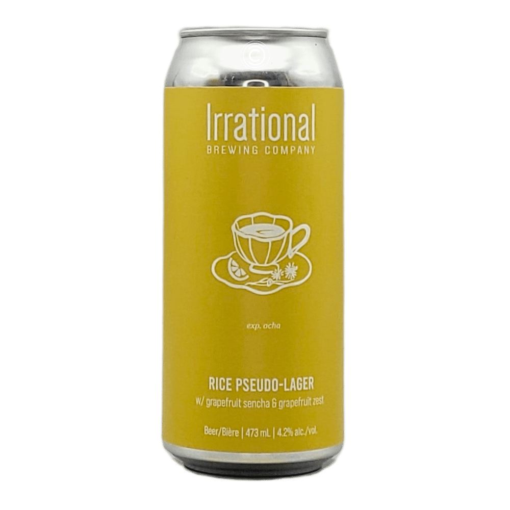 Irrational Brewing Company Exp. Ocha Grapefruit Rice Pseudo-Lager ...