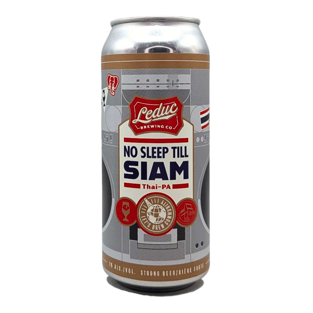 Leduc Brewing Co. No Sleep Till Siam Thai-PA West Coast IPA ...