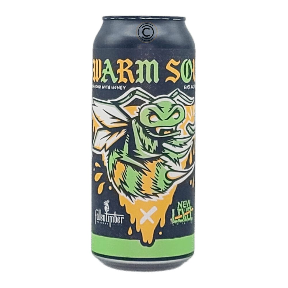 New Level Brewing x Fallentimber Meadery Swarm Sour Honeydew Sour ...