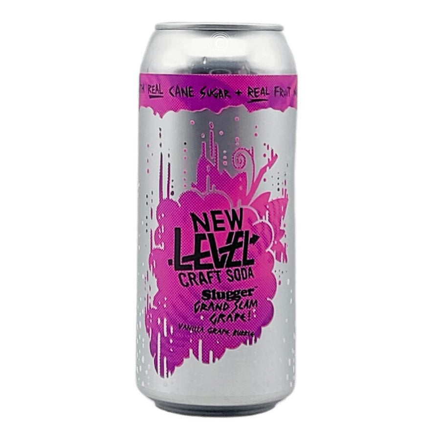 New Level Brewing Grand Slam Grape Craft Soda Non-Alcoholic ...