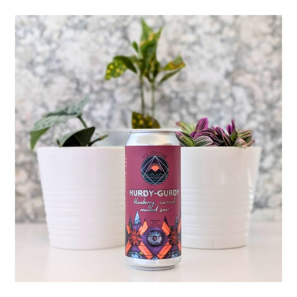 Polyrhythm Brewing Hurdy-Gurdy Blackcurrant, Blueberry Mulled Sour ...