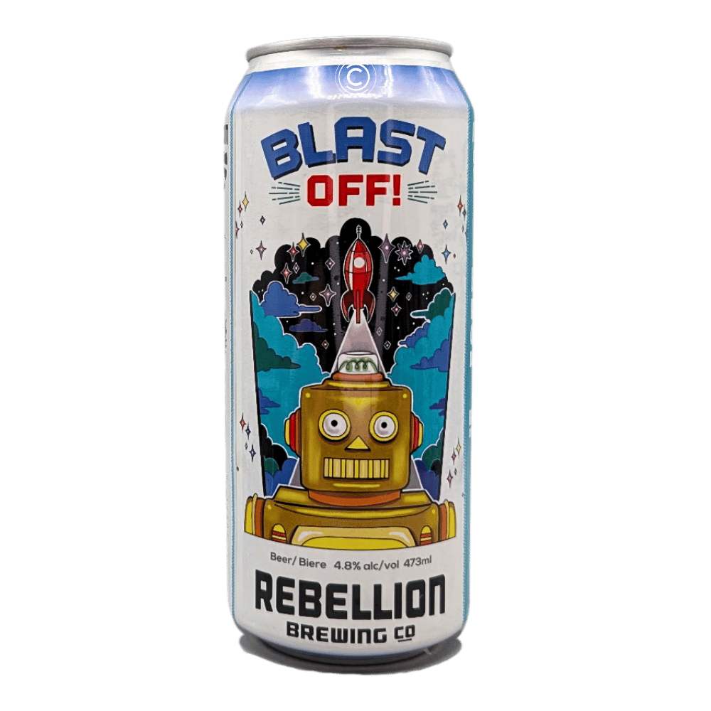 Rebellion Brewing Co. Blast Off! German Pilsner – Collective - A Craft ...