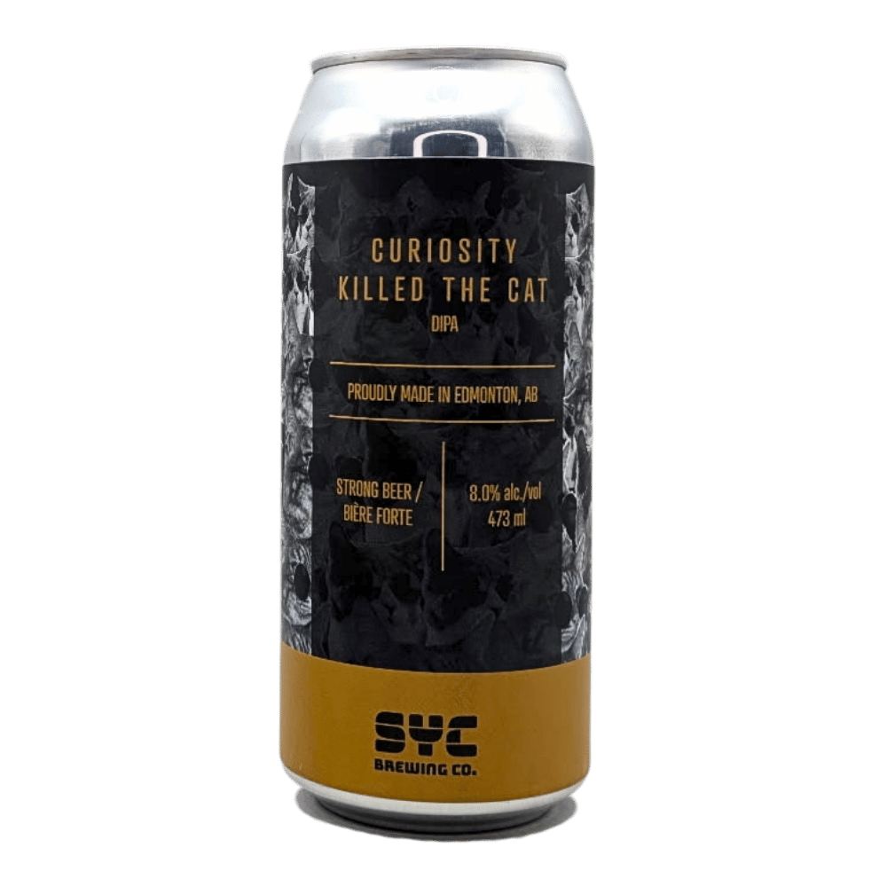 SYC Brewing Co. Curiosity Killed the Cat Double West Coast IPA ...