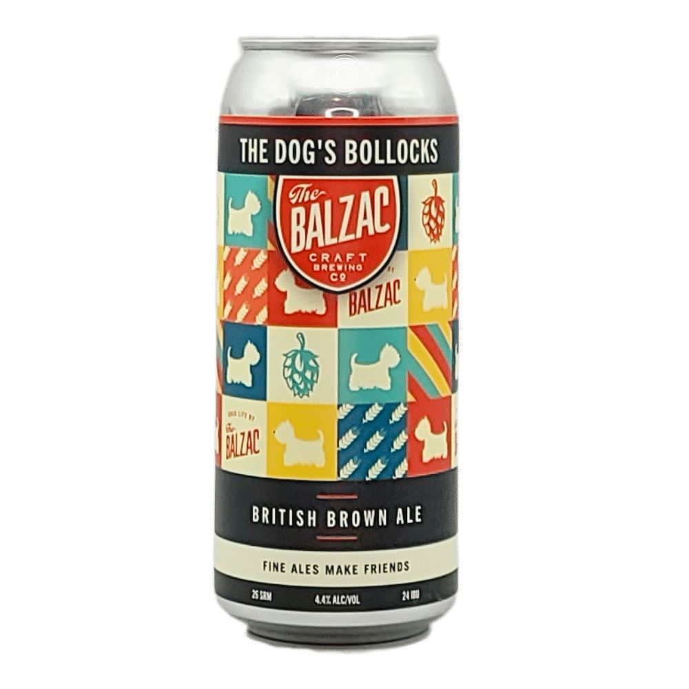 The Balzac Craft Brewing Co. The Dog's Bollocks British Brown Ale ...