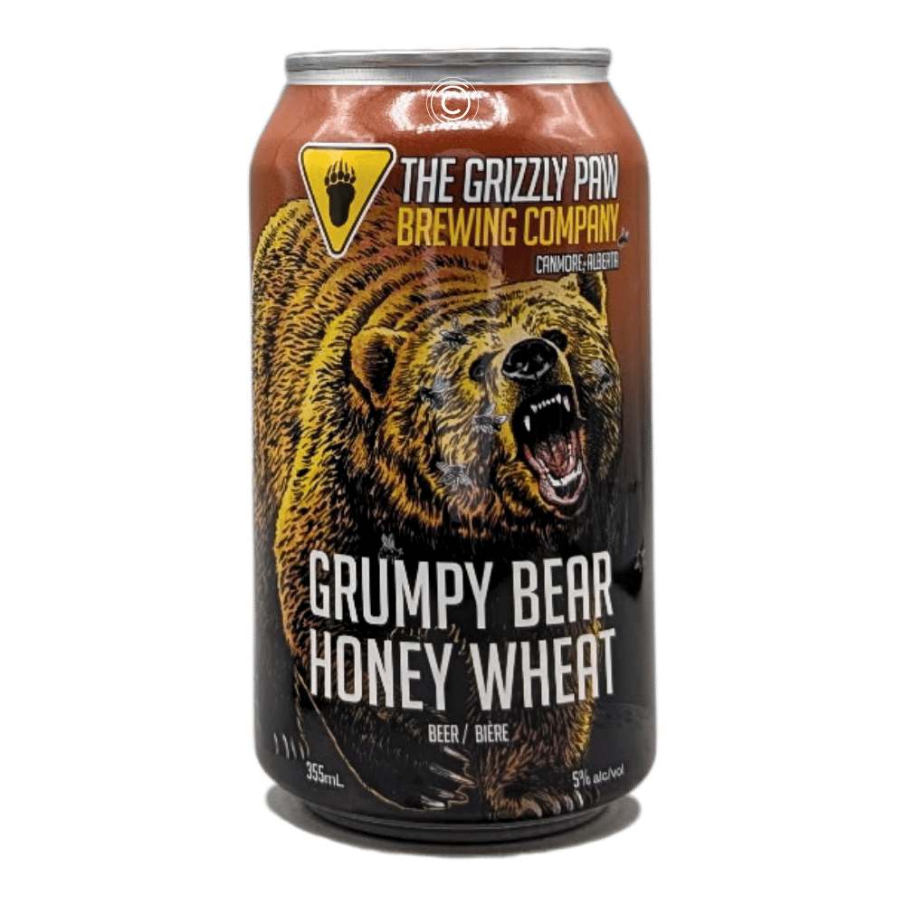 The Grizzly Paw Brewing Company Grumpy Bear Honey Wheat Ale ...