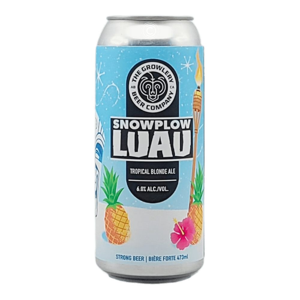 The Growlery Beer Co. Snowplow Luau Tropical Blonde Ale – Collective ...