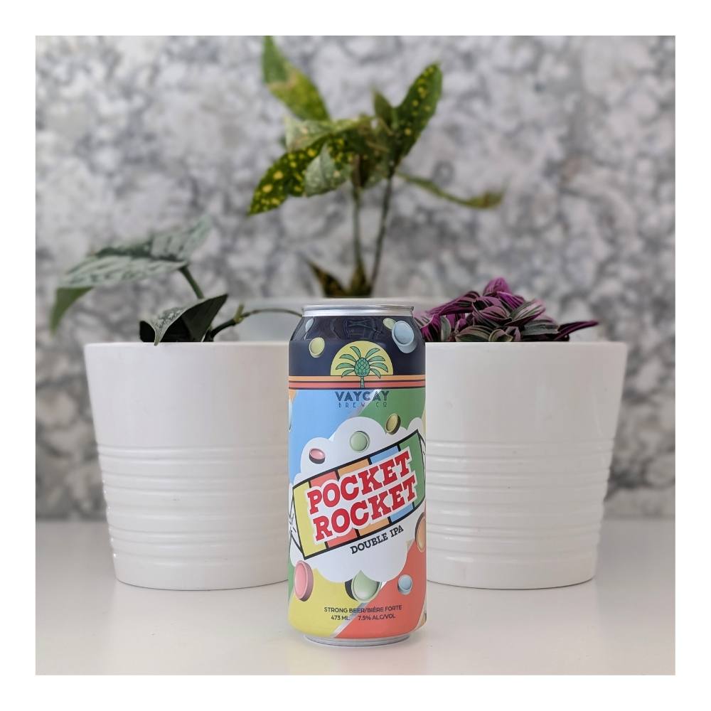 Vaycay Brew Co. Pocket Rocket Hazy Double IPA – Collective - A Craft ...