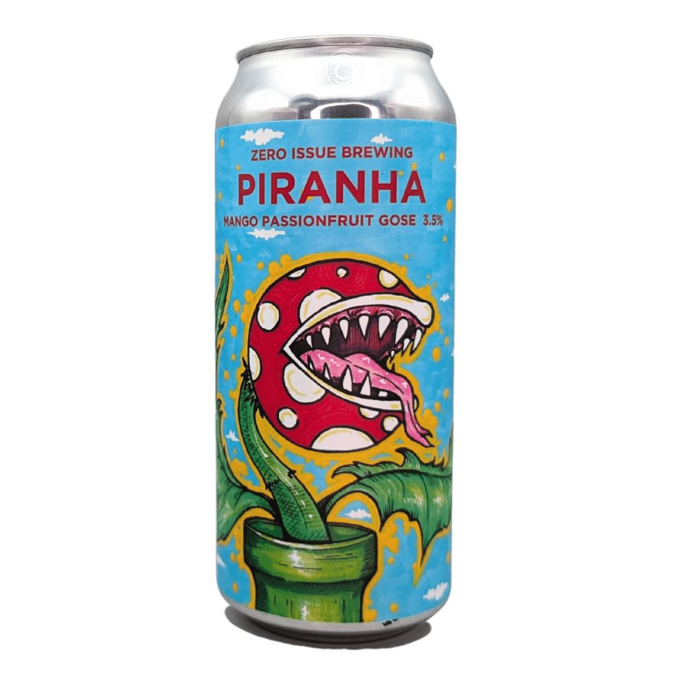 Zero Issue Brewing Piranha Mango Passionfruit Gose – Collective - A ...