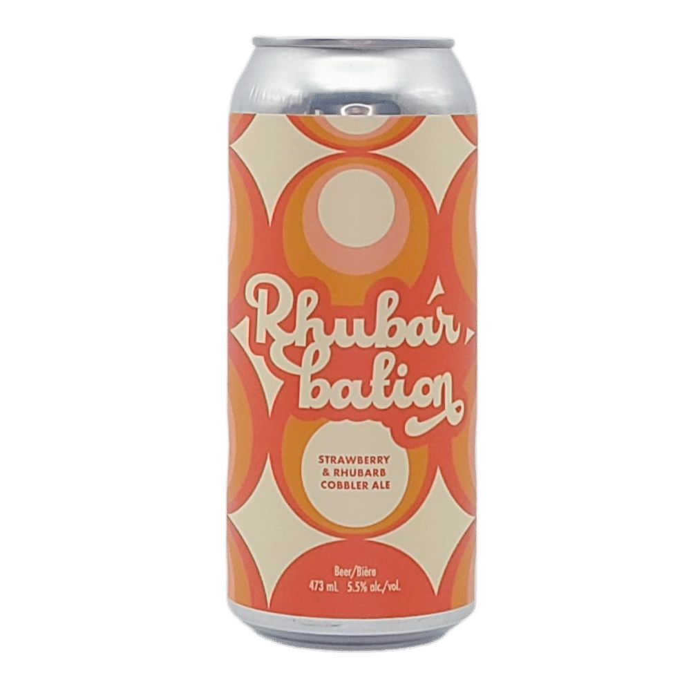 Cabin Brewing Company Rhubarbation Strawberry and Rhubarb Cobbler Ale ...