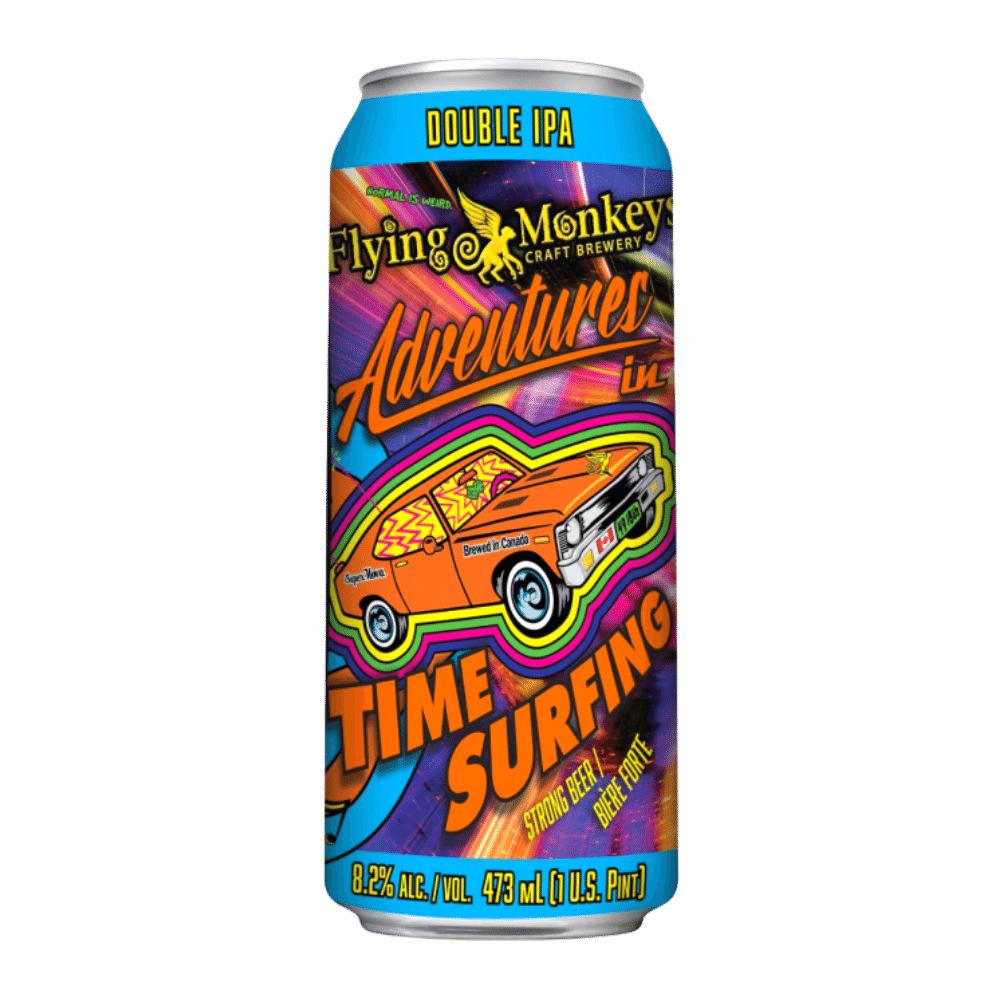 Flying Monkeys Craft Brewery Adventures in Time Surfing Double IPA ...